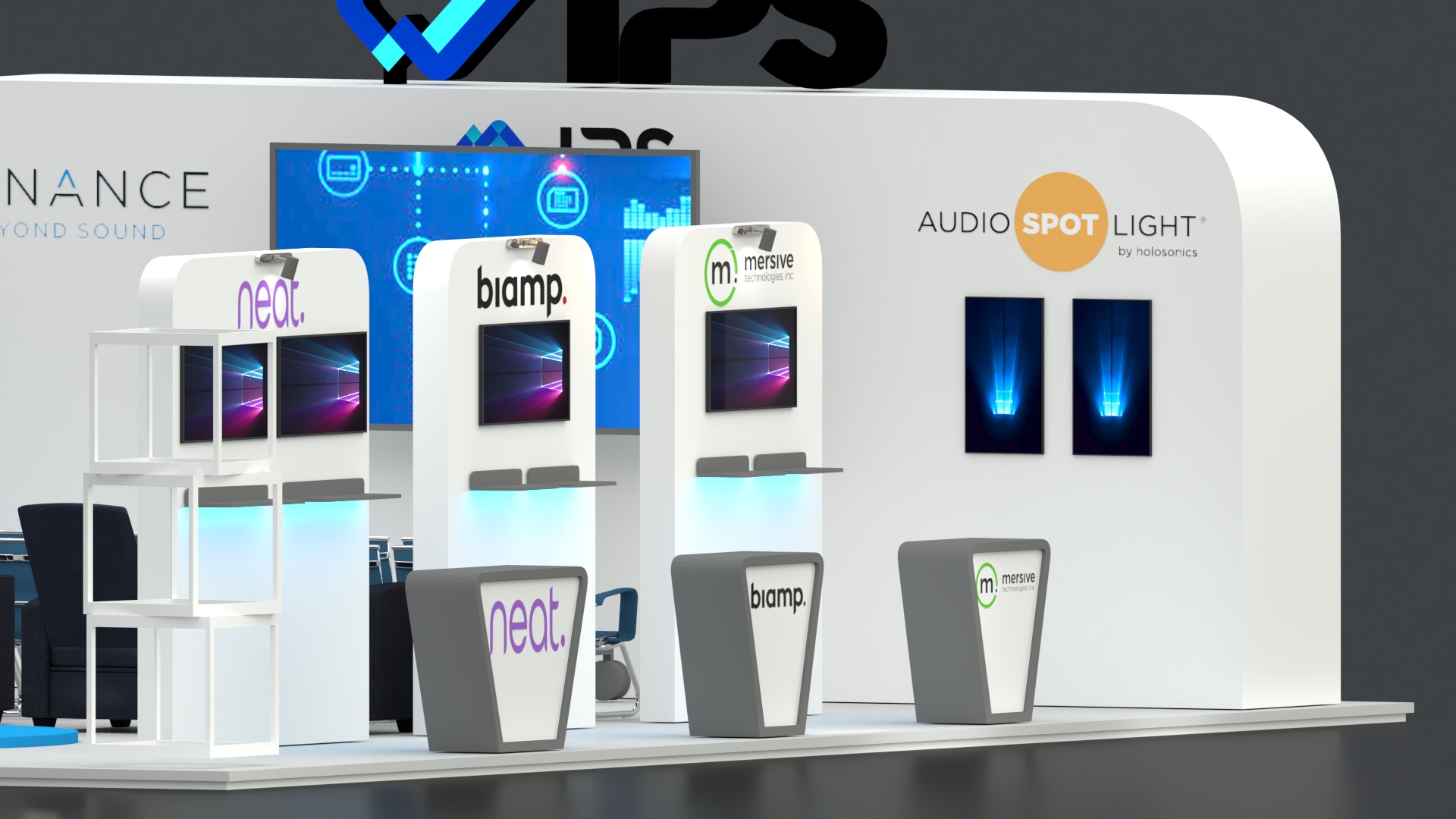 IPS Booth | 3D Exhibition - amalucka