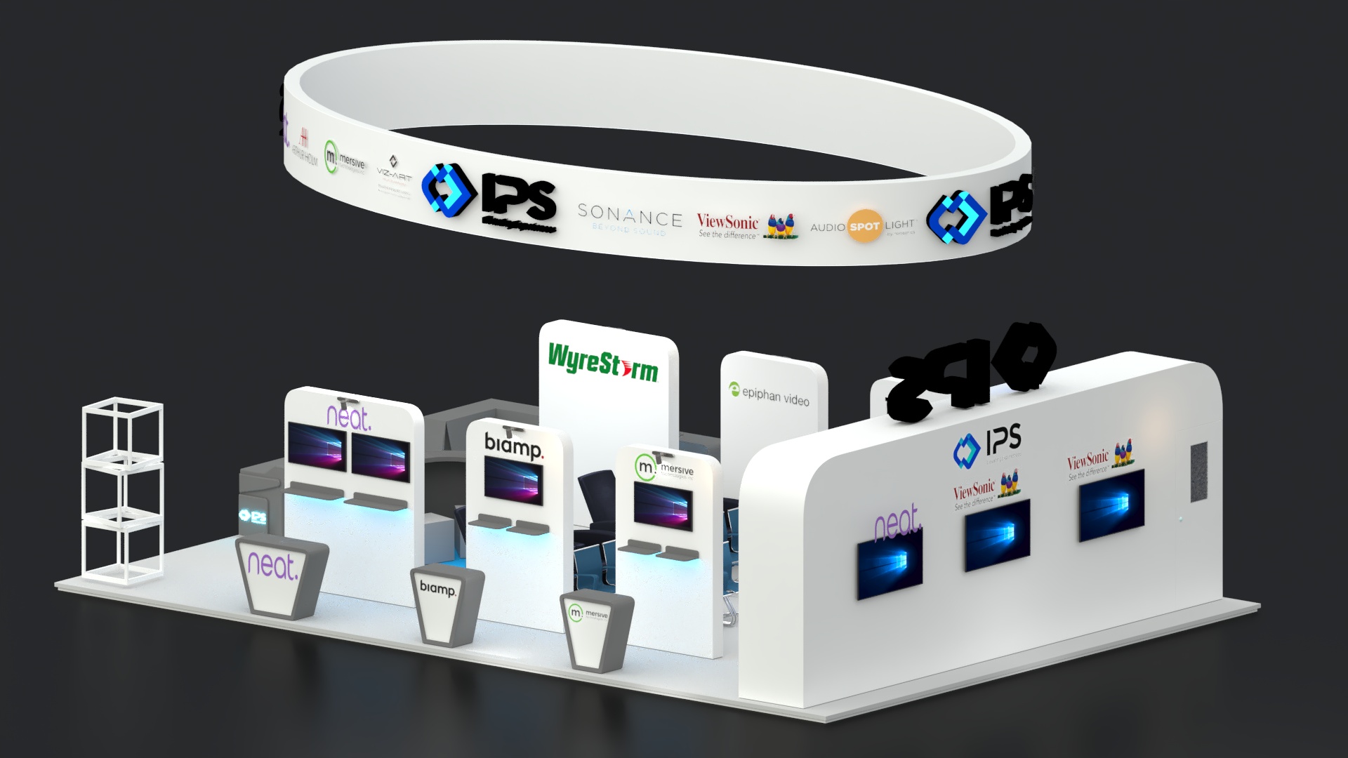 IPS Booth | 3D Exhibition - amalucka