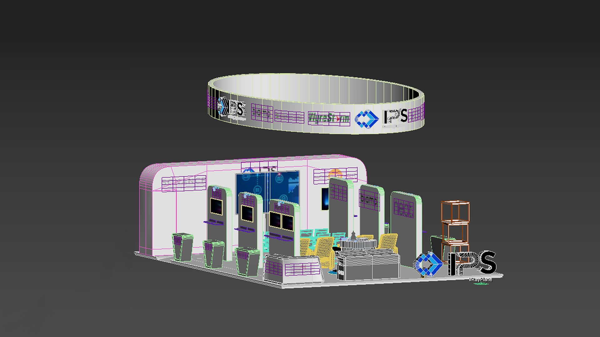 IPS Booth | 3D Exhibition - amalucka